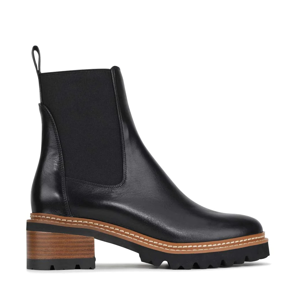 EOS Linear Black Ankle Boot – Hunter Store