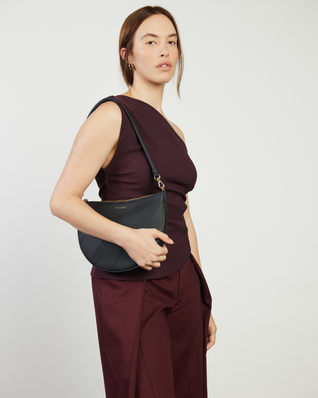 Saben Gani Shoulder Bag Black Bias – Hunter Store