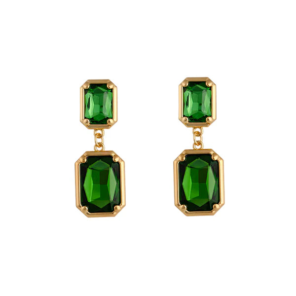 Zahar Florian Earrings Green – Hunter Store