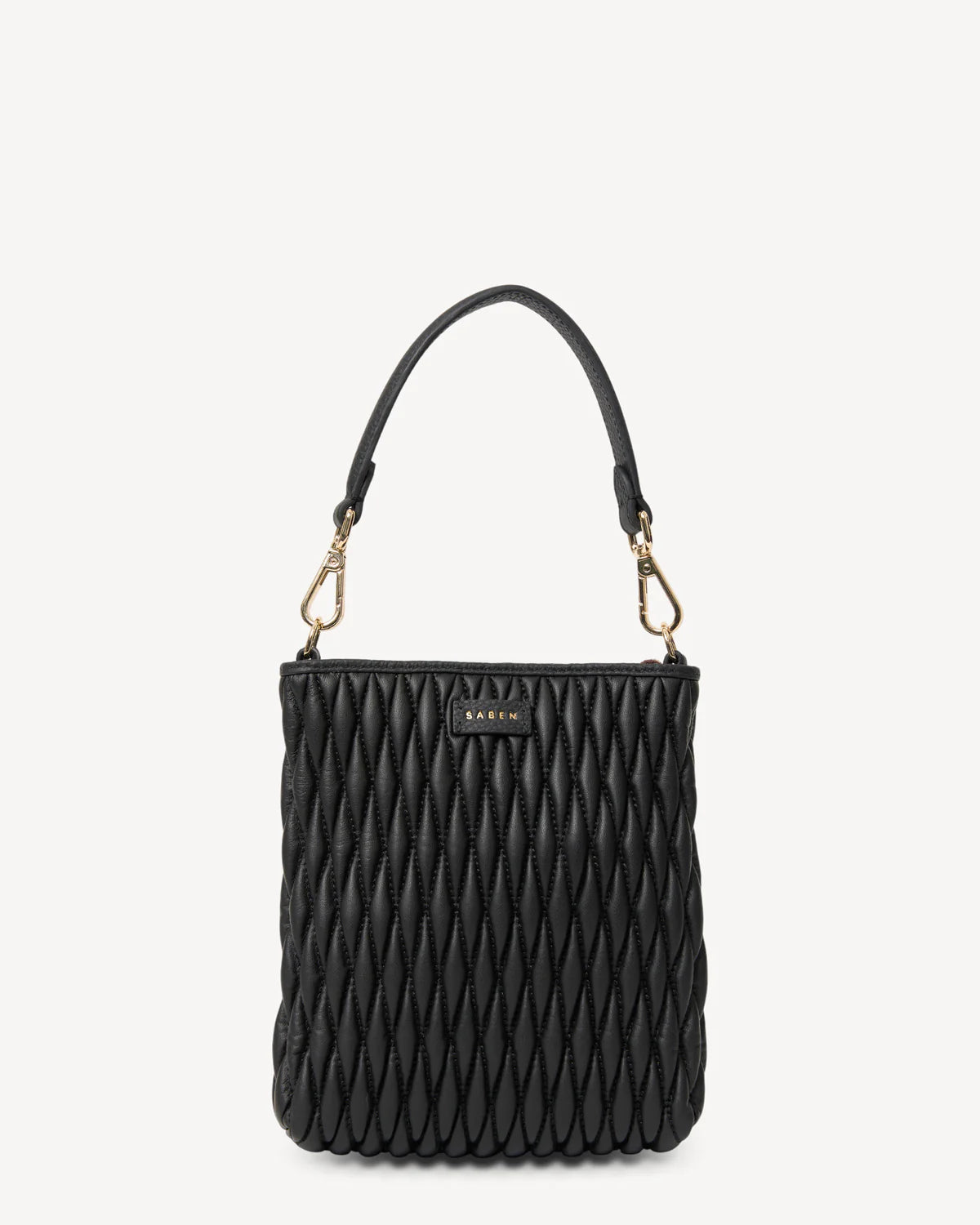 Saben Coco Mini Bag Black Diamond Quilt – Hunter Store